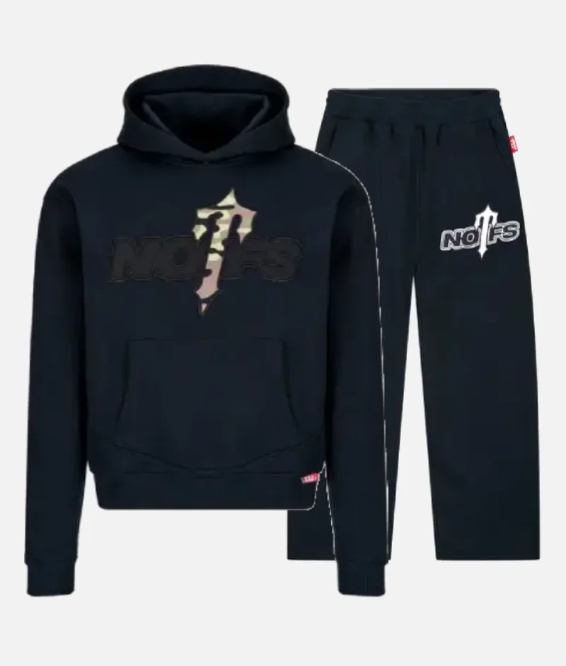 Black Nofs X Trapstar Camo Tracksuit || NOFS